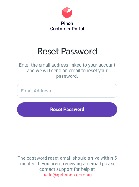 How to Reset Your Customer Portal or Merchant Portal Password