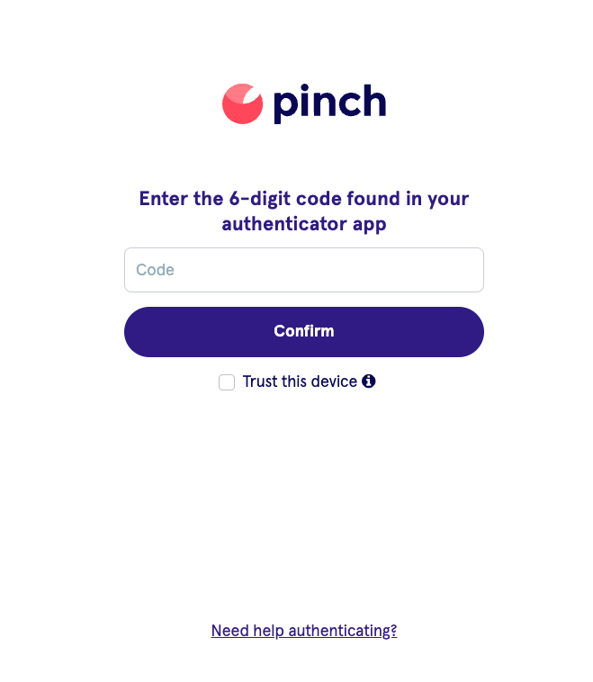 Returning to Pinch after Mandated MFA